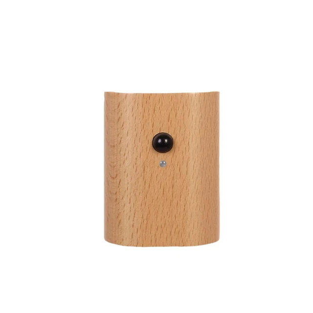 LED WOODEN TABLE Lamp Motion Sensor Night Lights Rechargeable Sconces ...