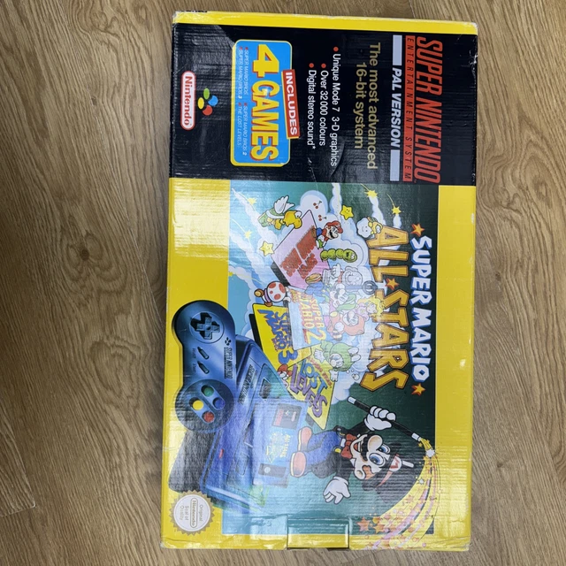 SNES BOXED SUPER Mario All Stars Console And Game £271.12 - PicClick UK