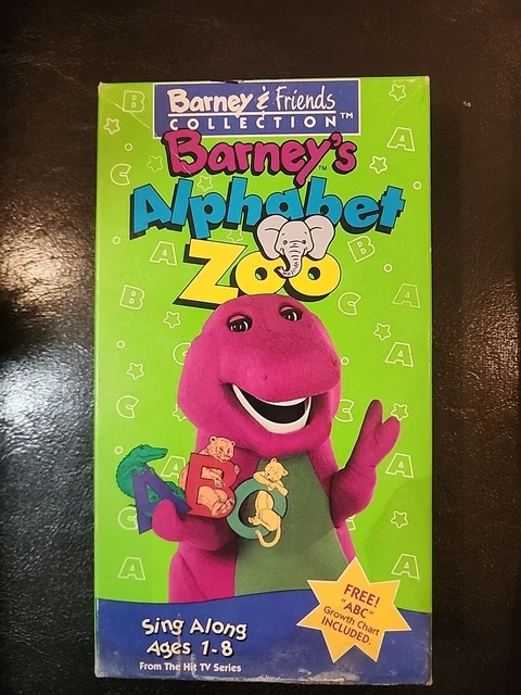VINTAGE VHS TAPE Barney - Barneys Alphabet Zoo (VHS, 1994) KIDS ...