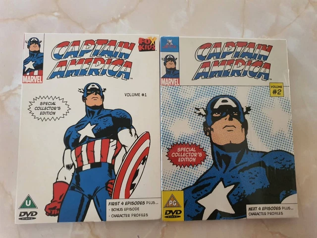 CAPTAIN AMERICA - 2 Animated DVD Titles £3.84 - PicClick UK
