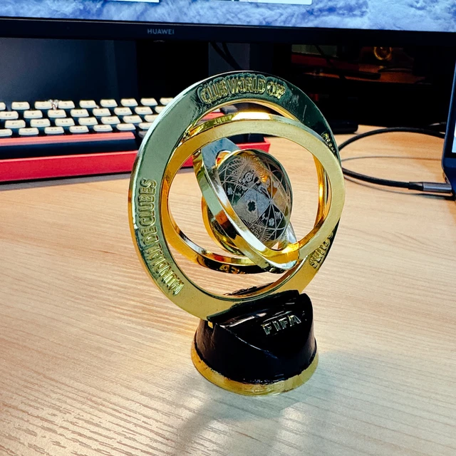 2025 FIFA CLUB World Cup Trophy Metal Replica 10cm Trophy £53.28 ...