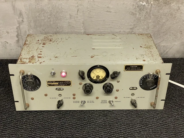 RADIO MILITAIRE ANCIENNE CRYSTAL IMPEDANCE METER TS-683/TSM US Army ...
