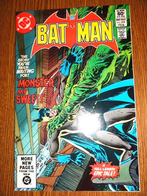 BATMAN #344 JOE Kubert Housse VF Conway Colan Poison Ivy 1st Motif ...