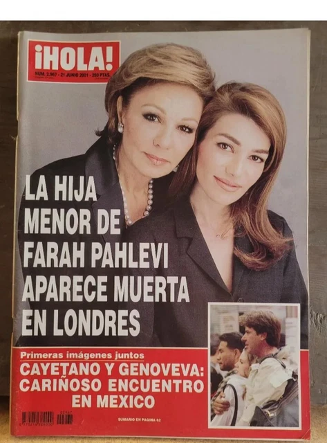 REZA SHAH PAHLAVI Farah Diba Vintage Spanish Original Rare Magazine £45 ...