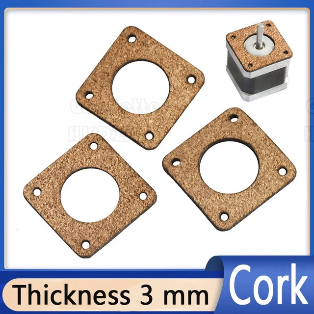 NEMA 17 STEPPER Motor 42mm Cork Gasket Shock Absorber Pad Anti ...