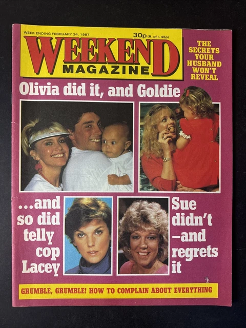 WEEKEND MAGAZINE - Olivia Newton John , Goldie Hawn, Cagney & Lacey ...