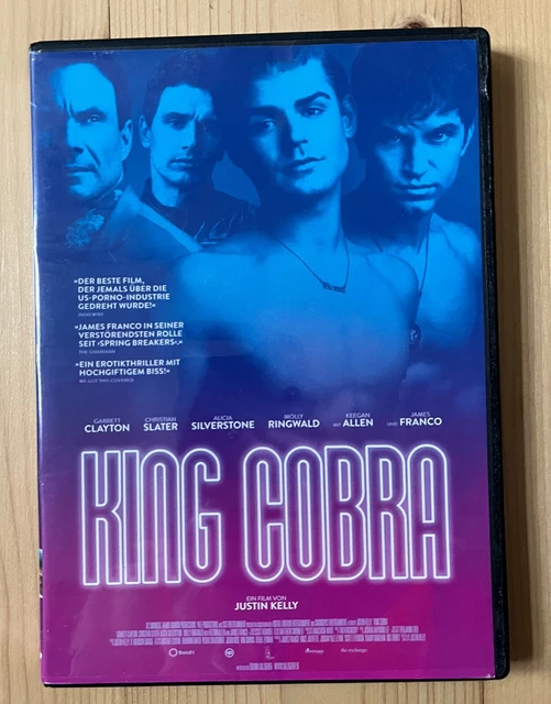 DVD KING COBRA Brent Corrigan Salzgeber James Franco, Garrett Clayton ...