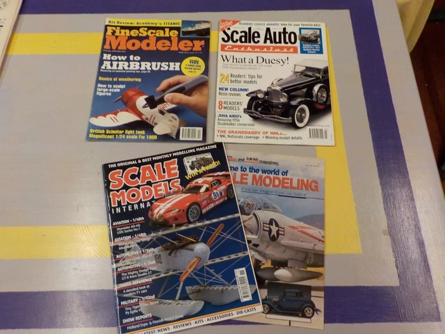 3 MODELLING MAGS - Fine Scale Modeller, Scale Auto Enthusiast, Scale ...