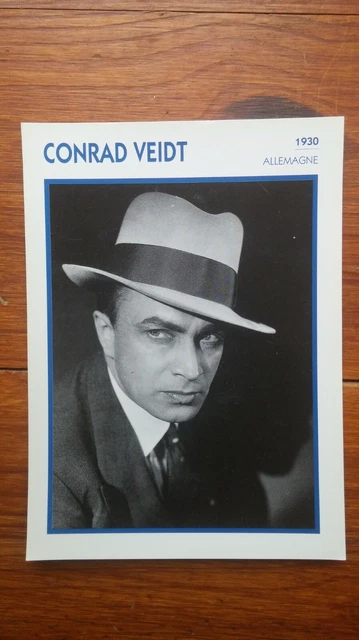 CONRAD VEIDT FICHE cinéma carte lobby card actor movie 1992 EUR 6,50 ...