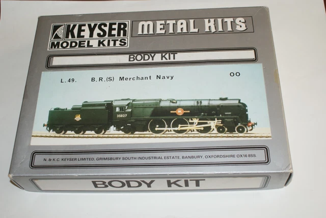 K'S REBUILT MERCHANT Navy Class Locomotive Body Kit with P.D.K. chassis ...