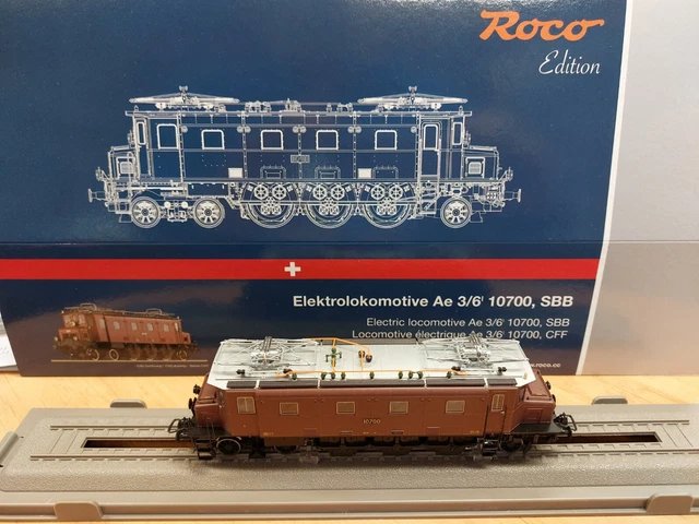 ROCO 70090 ELEKTROLOK Ae 3/6ˡ, Nr 10700 SBB, H0 DC DCC Sound, Edition ...