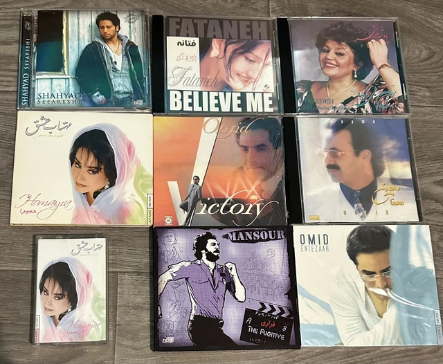IRANIAN CD - Moein- Shahyad - Mansour-Homeyrah-Mahasti-Omid- Fetaneh ...