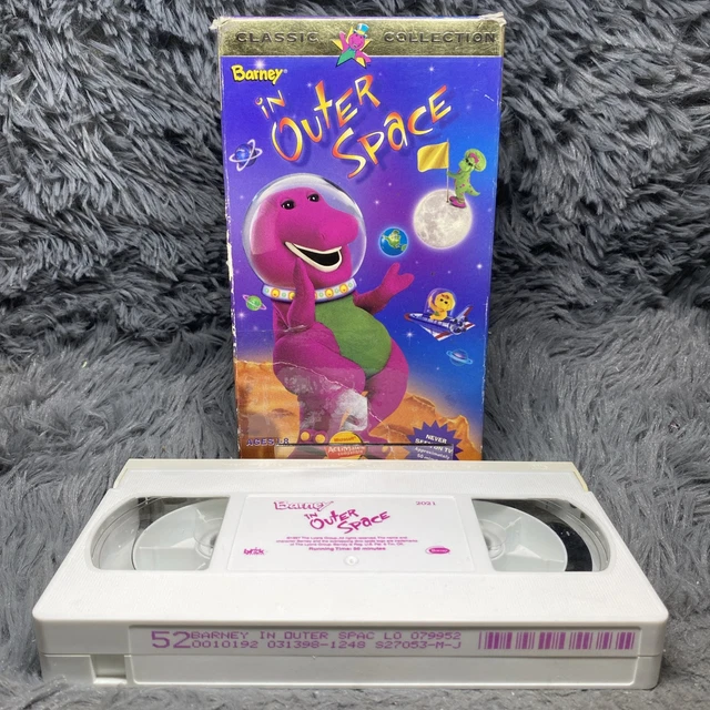 BARNEY IN OUTER Space VHS Tape 1998 Classic Collection Lyrik Studio ...