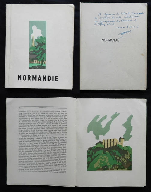 ~BB) NORMANDIE ADRIEN Pommier Illustrations Paul Faucheux 1946 ...