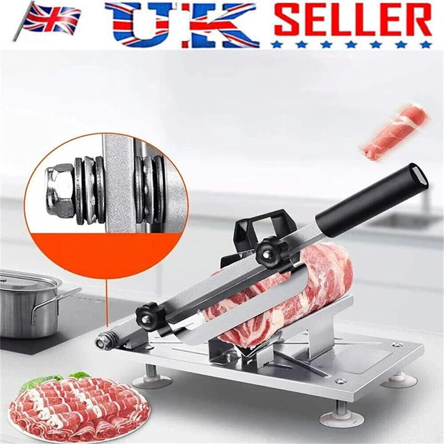 MANUAL MEAT CUTTER Freeze Beef Lamb Mutton Roll Food Sheet Slicer ...