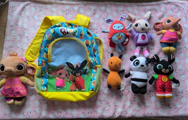 CBEEBIES BING BUNNY Bundle Plush Teddies Backpack Rare Talking Coco ...