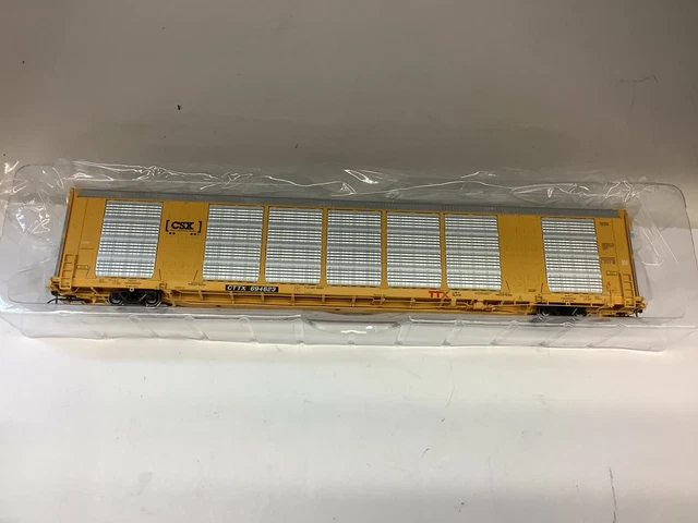 ATLAS #20 006 183 HO scale "CSX” Gunderson Multi-Max auto rack Rd ...