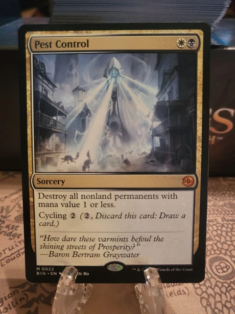 MTG PEST CONTROL quasi nuovo Outlaws of Thunder Junction: The Big Score ...