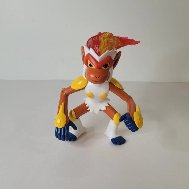 POKEMON JAKKS PACIFIC REAL ATTACK INFERNAPE 5" Action Figure - MISSING ...