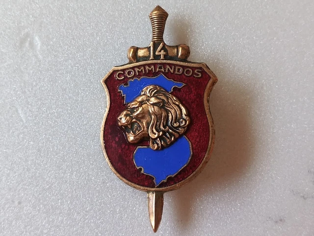 INSIGNE MILITAIRE DE la guerre d'Indochine COMMANDOS 14 EUR 50,00 ...
