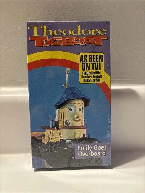 THEODORE TUGBOAT VHS Emily Goes Overboard 1996 RARE NEW SEALED $120.00 ...
