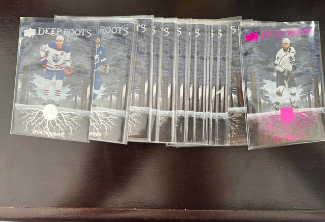2023-24 UPPER DECK Series 2 Deep Roots 28 Card Lot!! 27 Silver 1 Purple ...
