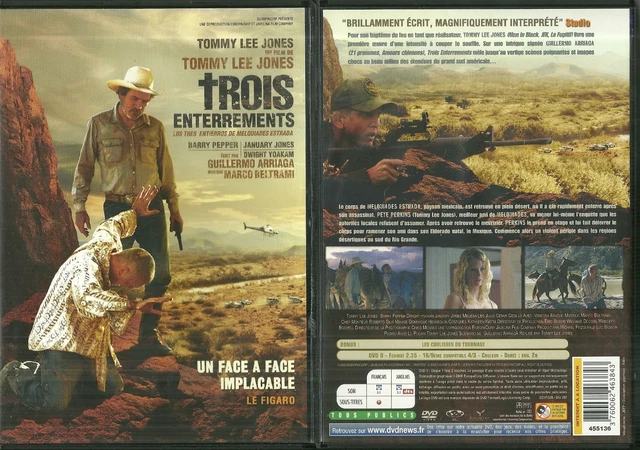 DVD - TROIS ENTERREMENTS avec TOMMY LEE JONES, BARRY PEPPER EUR 6,90 ...