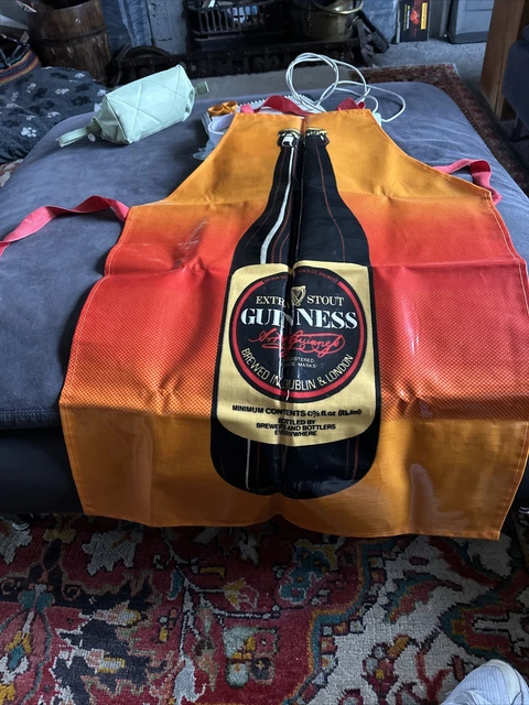 VINTAGE GUINNESS PVC Apron Advertising £8.00 - PicClick UK