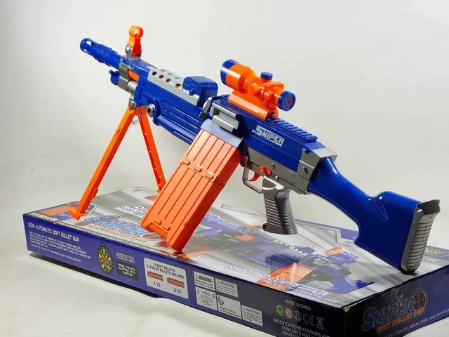 NERF BULLET FOAM Ammo Blaster Dart Gun ARMY TOY LASER Electric Semi ...