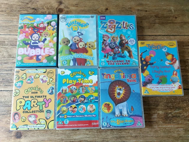 CBEEBIES TWEENIES TELETUBBIES 8x Disc DVD Bundle Lot CBBC Kids TV Show ...