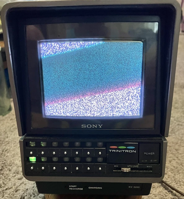 VINTAGE RETRO SONY Trinitron Color TV KV-5200 Receiver Japan TESTED £79 ...
