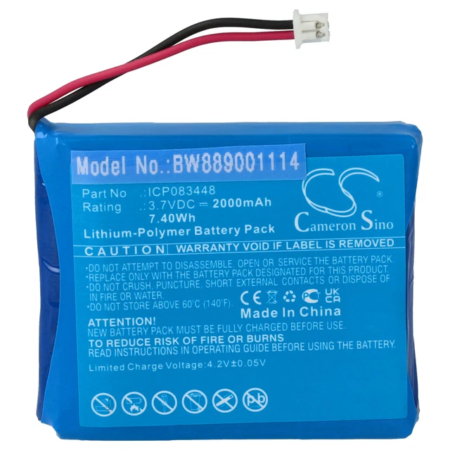BATTERY FOR STABO freecomm 850 2000mAh £14.49 - PicClick UK