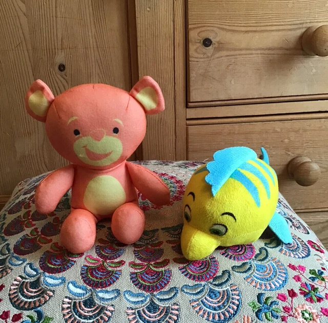 SINGAPORE AIRLINES SOUVENIR Bundle Bear & Little Mermaid Flounder Plush ...