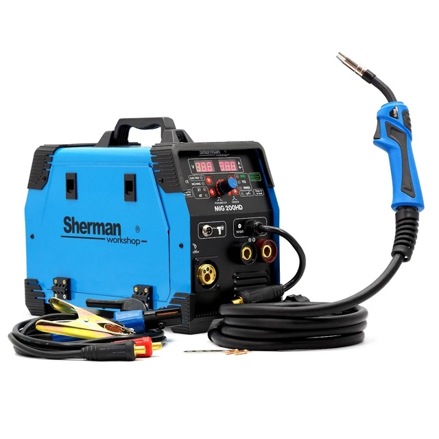 MIG/MAG 3IN1 INVERTER Welder 200A Welding machine MMA TIG BRAZING ...