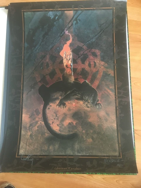 LAUFFRAY/WENDLING AFFICHE NUMÉROTÉE et signée 'La panthère noire" EUR 22,00 - PicClick FR