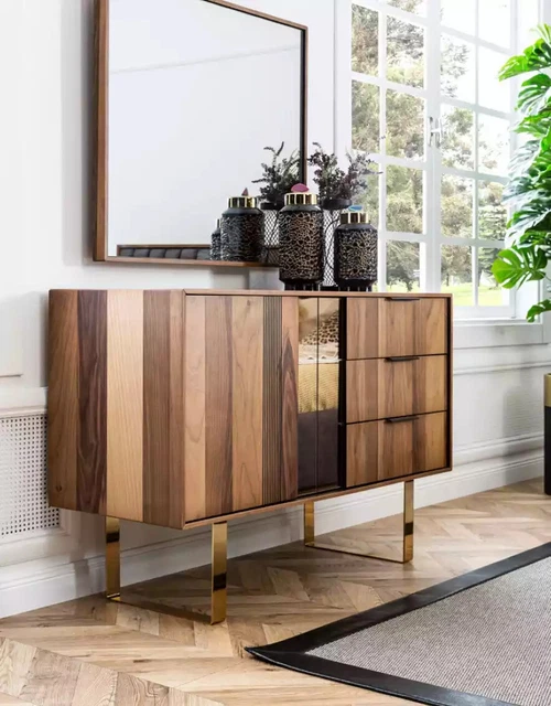 COMMODE BOIS DESIGN 2tlg. Chambre à Coucher Ensemble Set Commodes ...