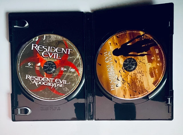 RESIDENT EVIL/RESIDENT EVIL: Apocalypse/Resident Evil: Extinction (DVD ...