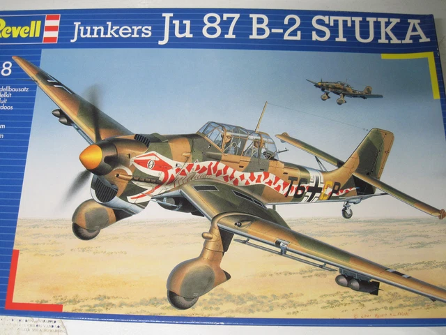 REVELL 1/48 Junkers Ju 87 B-2 Stuka Aircraft Model Kit $22.50 - PicClick