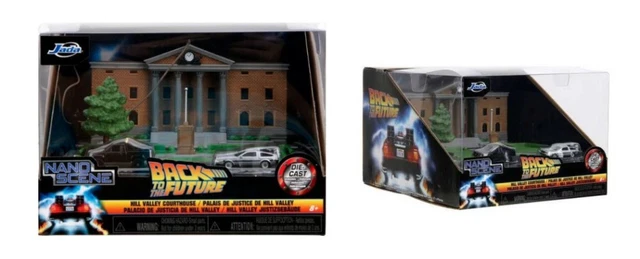 JADA TOYS DIORAMA CLOCK TOWER BACK TO THE FUTURE (CARS mm 40) NANO ...