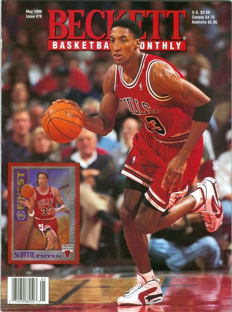 1996 BECKETT BASKETBALL Monthly Magazine #70: Scottie Pippen - Chicago ...