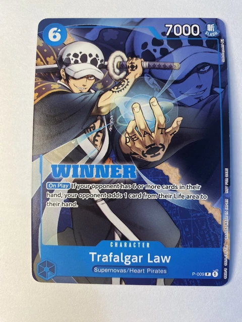P-009 TRAFALGAR LAW One Piece Card Game Tournament Winner Promo Romance ...