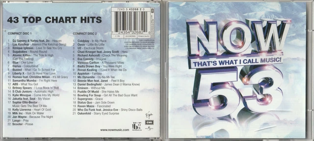 NOW THAT'S WHAT I CALL MUSIC 53 - 2002 UK Double CD Album *FREE UK ...