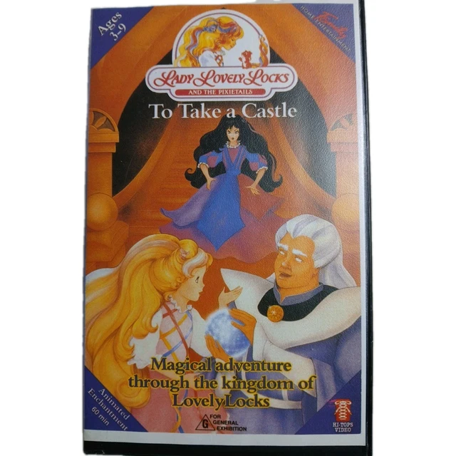 LADY LOVELY LOCKS to take A Castle VHS Tape Rating G PAL Kids, Children ...