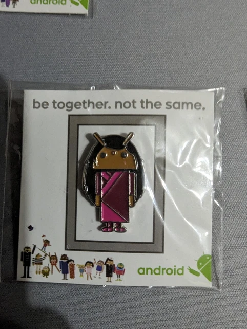 ENAMEL GOOGLE ANDROID Pin Badge 17, Lapel Pin Badge ,MWC EUR 3,50 ...