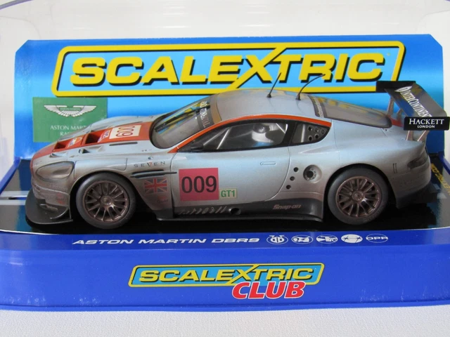 SCALEXTRIC RARE ASTON Martin Dbr9 Gt 009 Dirt Effect Gulf Edition, Dpr ...