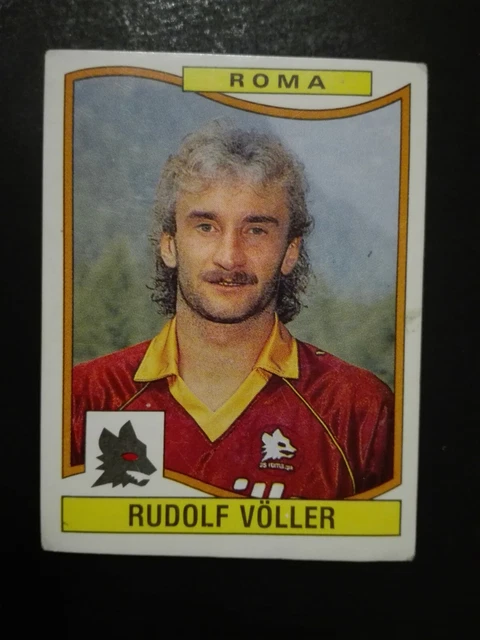 FIGURINA CALCIATORI PANINI 1990/91 ROMA VOLLER n° 297 NUOVA CON VELINA ...
