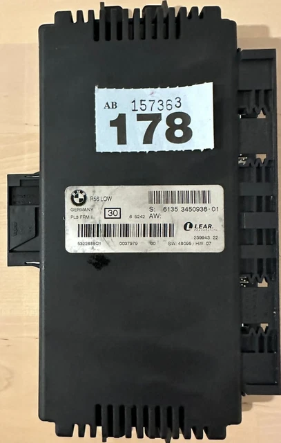 R56 MINI COOPER 3450938 One S R56 Footwell Light Module LOW ECU PL3 ...