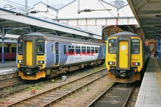 PHOTO CLASS 156 Sprinter 2-Car Dmu No 156 419 At Norwich Thorpe V2 £2. ...