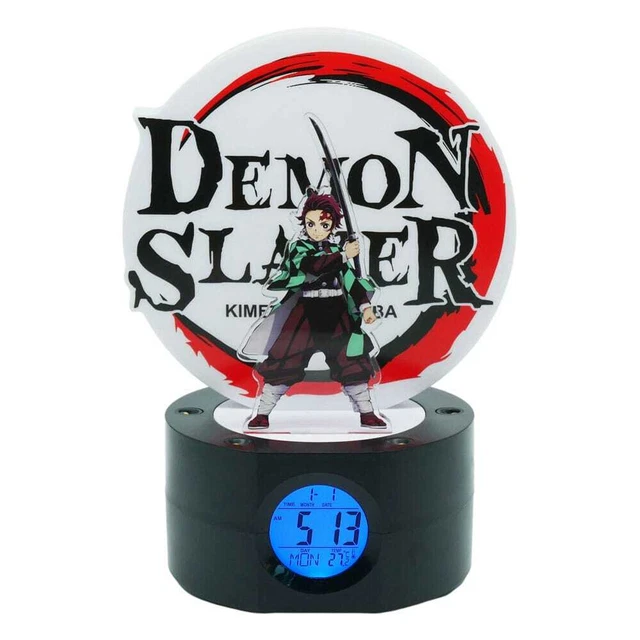 DEMON SLAYER: KIMETSU no Yaiba Alarm Clock with Light Tanjiro 21 cm EUR ...