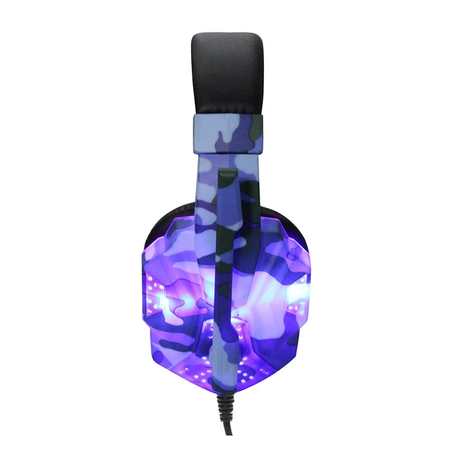 SY830MV GAMING HEADSET 3.5mm Wired Over Ear Headphones Noise Canceling ...